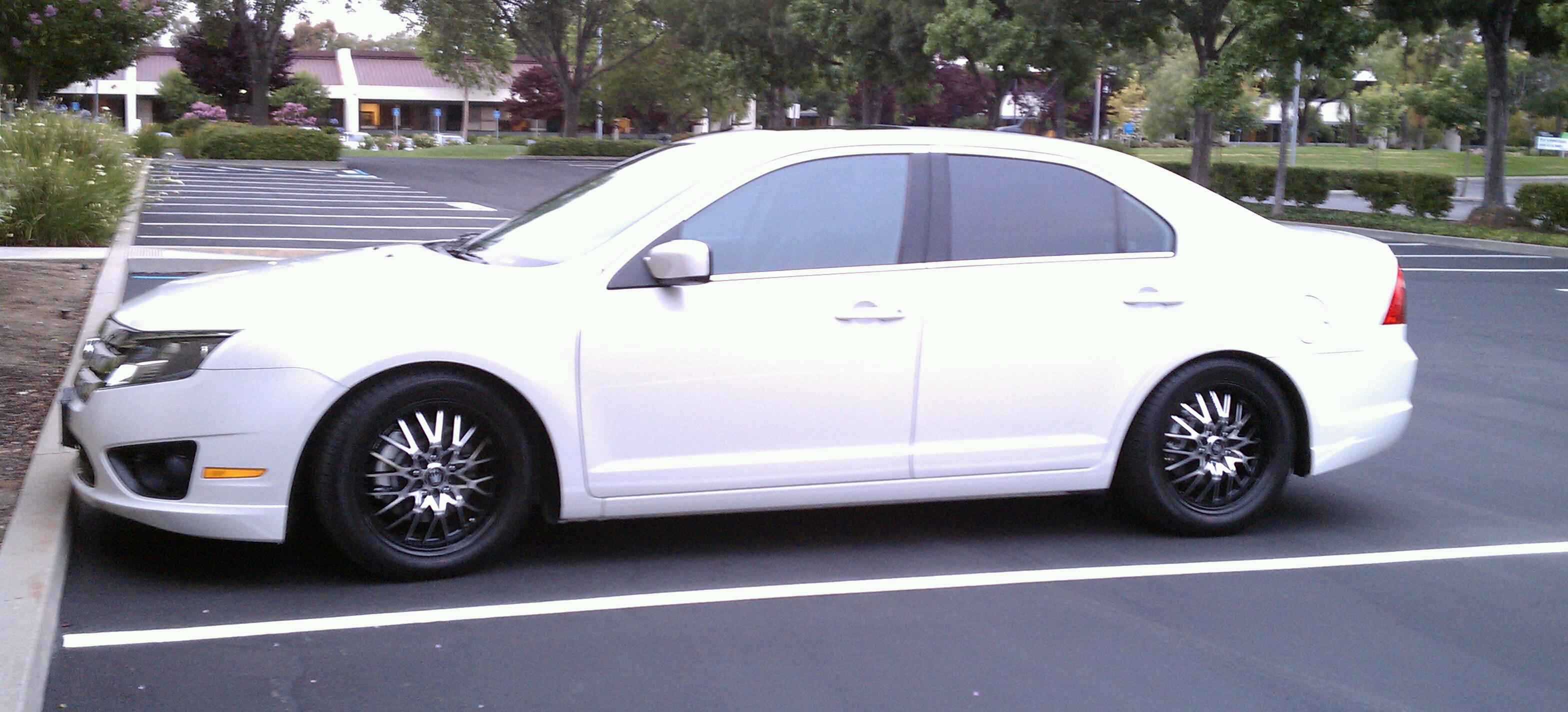 Lowered Ford Fusion